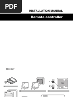 User Manual Daikin BRC1D52 (English - 20 Pages) | PDF | Clock