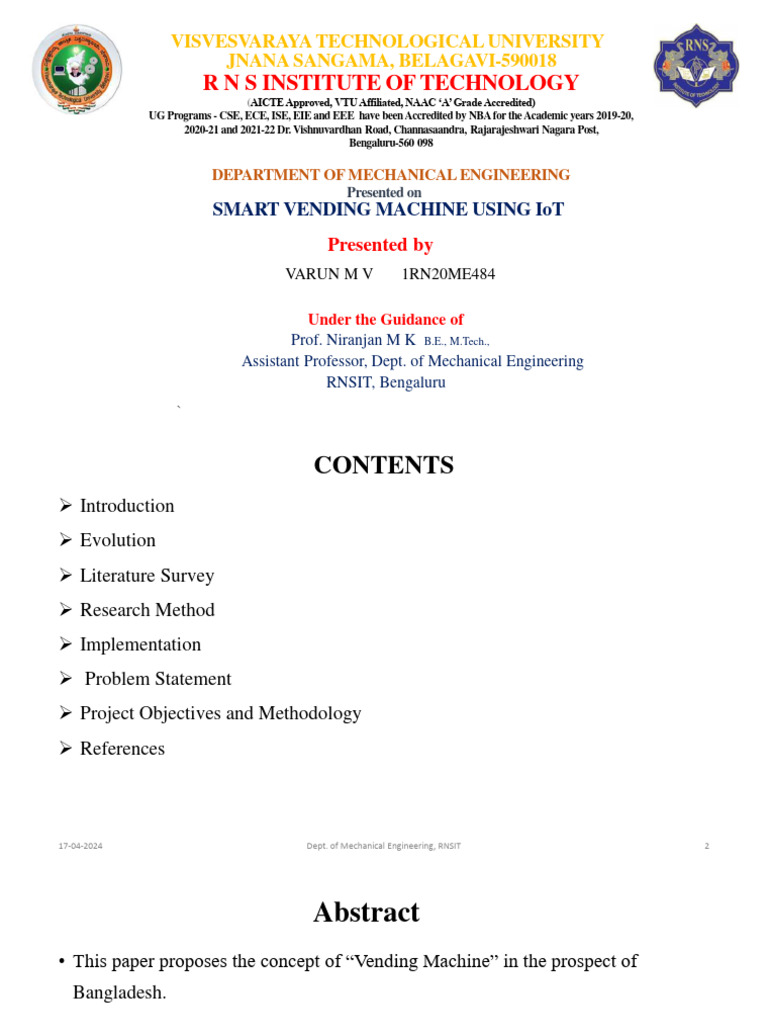 Smart Vending Machine Pdf Internet Of Things Vending Machine