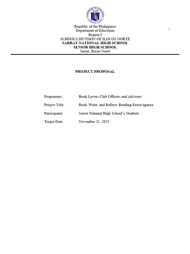 Library Project Proposal | PDF | Critical Thinking | Liberal Arts Education