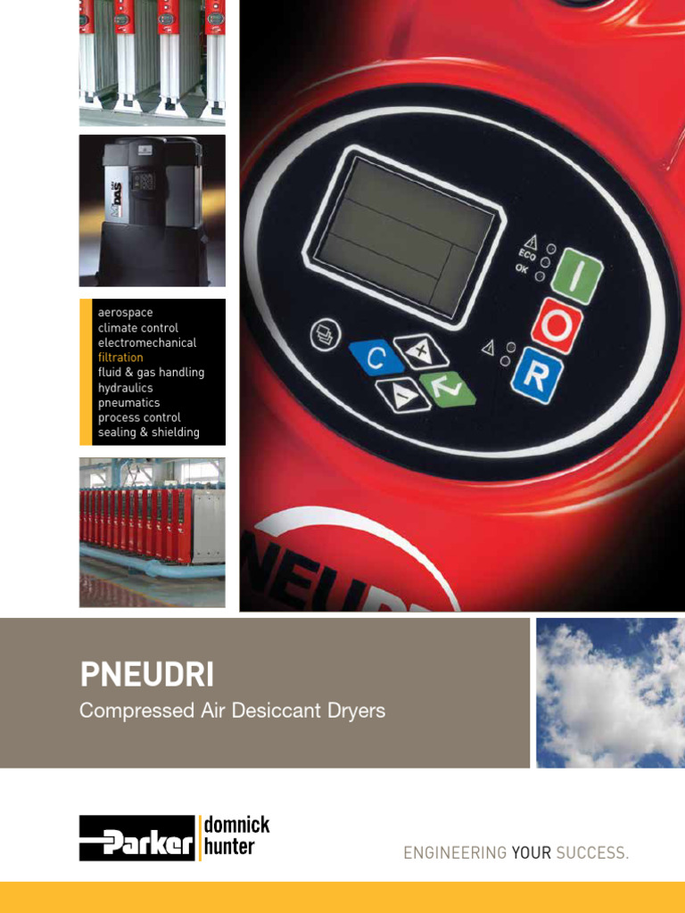 Parker Domnick Hunter PNEUDRI Compressed Air Desiccant Dryers Brochure ...