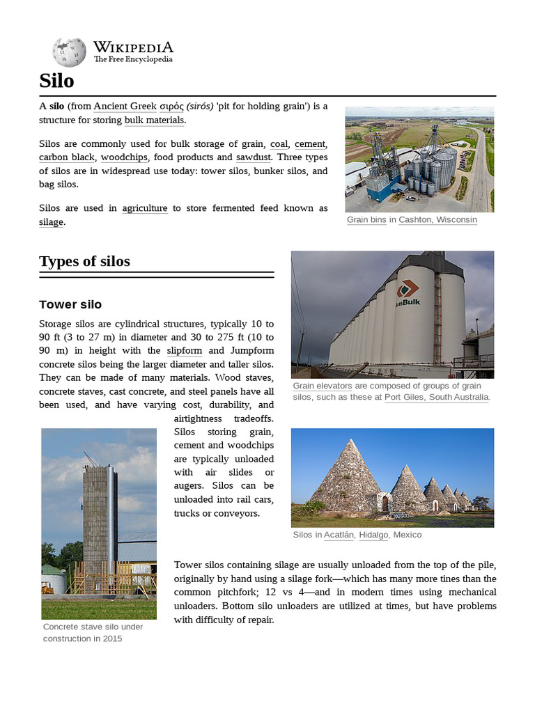Silo | PDF