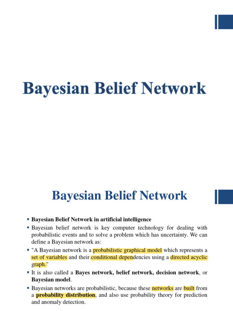 Bayesian Belief Network | PDF | Bayesian Network | Graph Theory Bayesian Belief Network | PDF | Bayesian Network | Graph Theory
