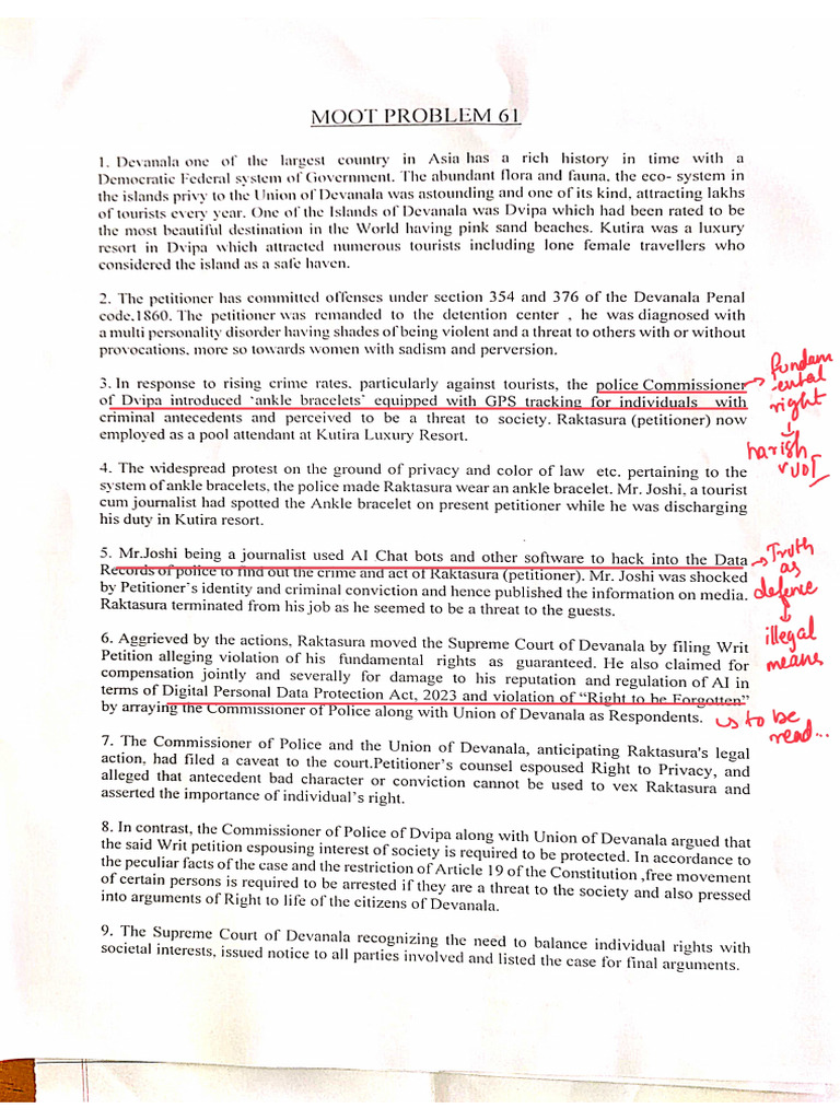 Moot Problem #3 | PDF