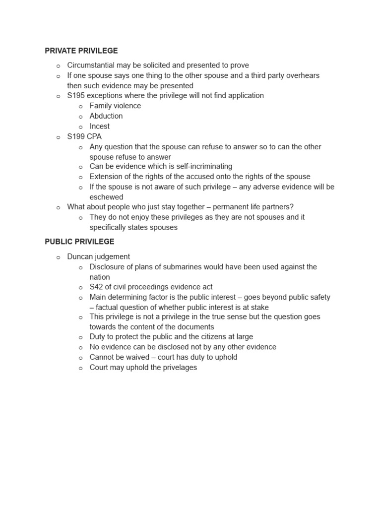 Private Privilege | PDF | Politics