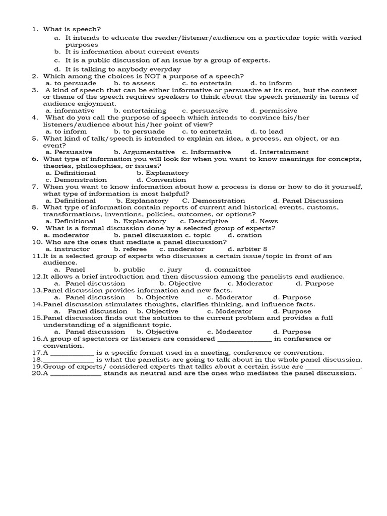 Quiz 1.1 | PDF | Information | Persuasion