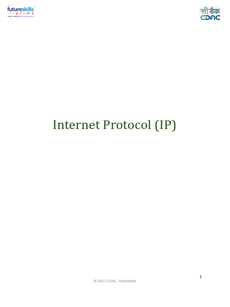 Internet Protocol-Lab Manual | PDF | Internet Protocols | Network Packet