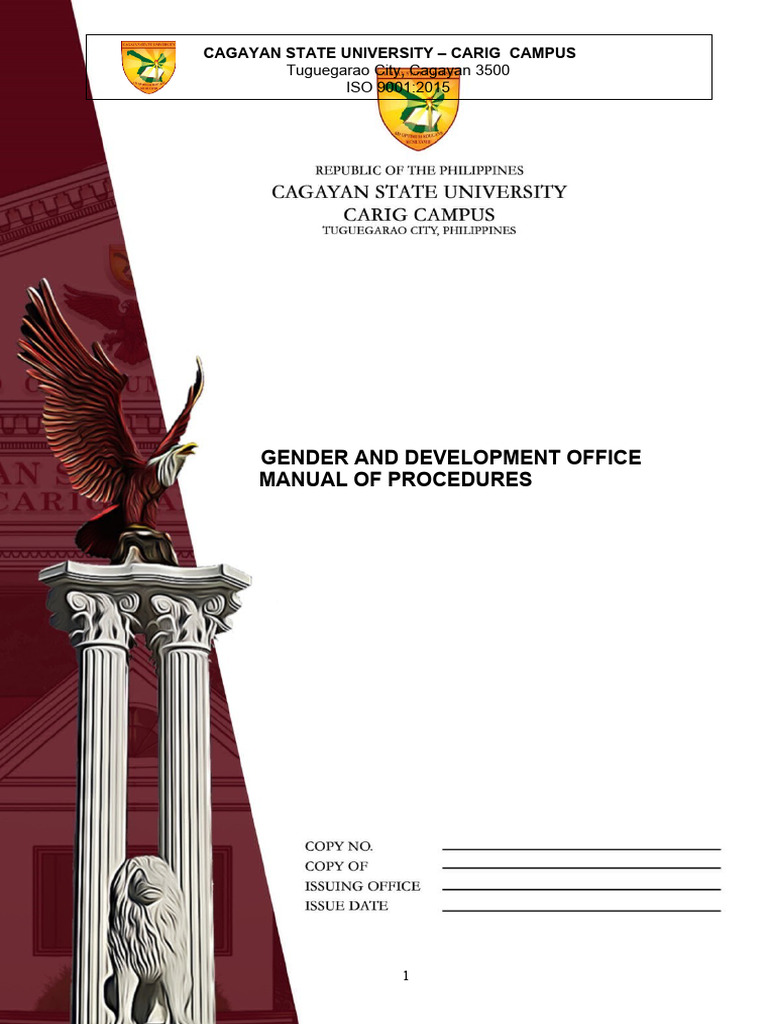 CSU Carig Campus Student Manual | PDF | Iso 9000 | Receipt