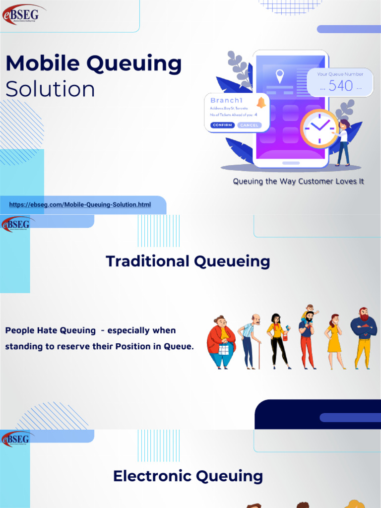 EBSEG Mobile Queuing Solution | PDF | Mobile Phones | Mobile Software