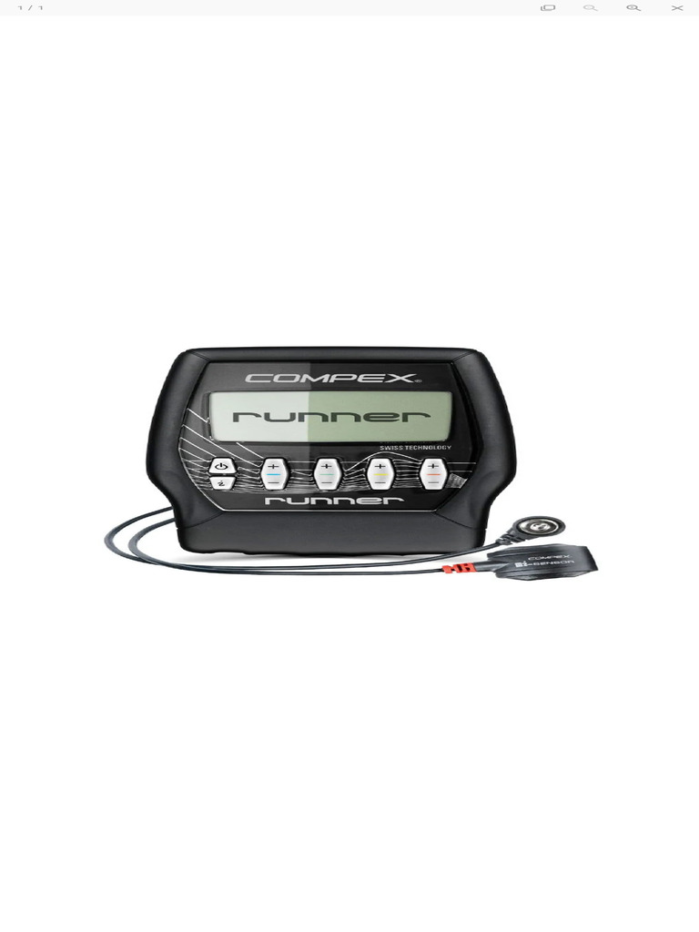 Compex RUNNER - Electroestimulador Negro - Privat | PDF