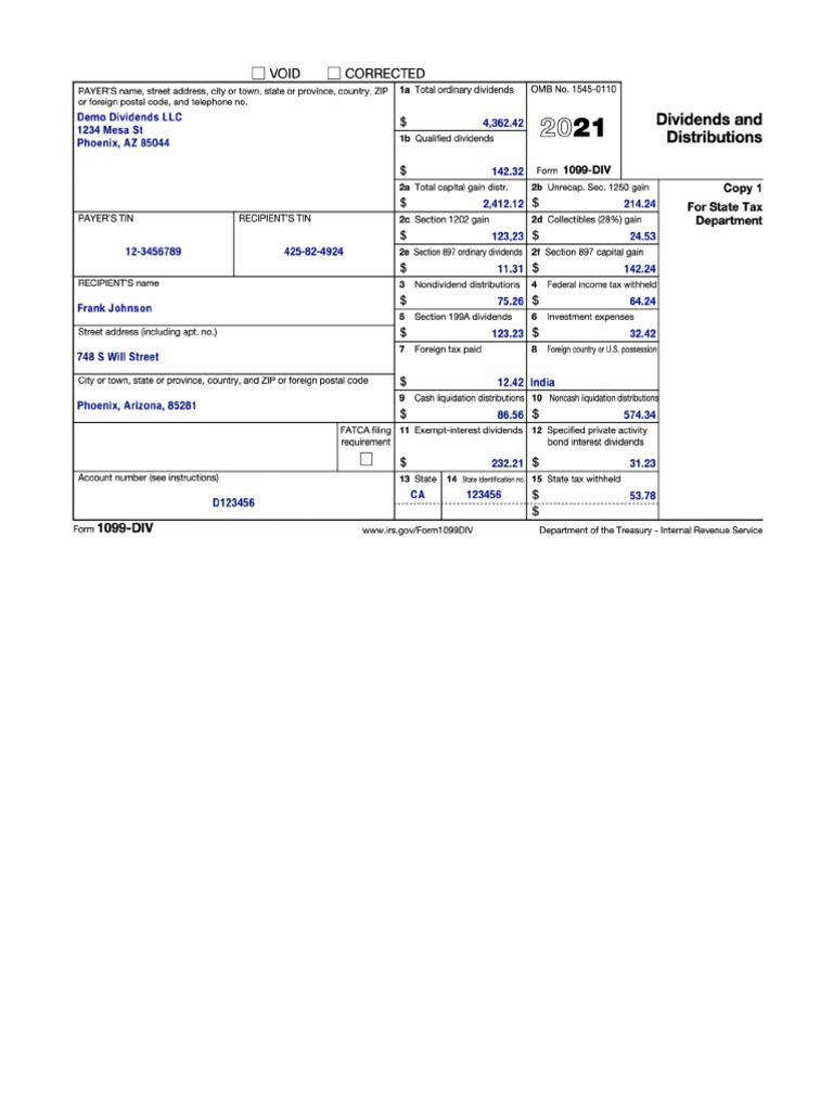 Example 1099-DIV | PDF