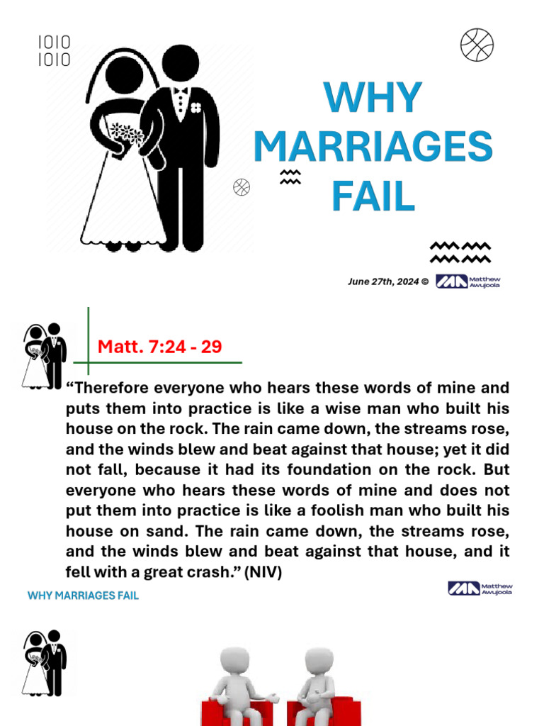 Why Marriages Fail. | PDF | Marriage | Religious Belief And Doctrine