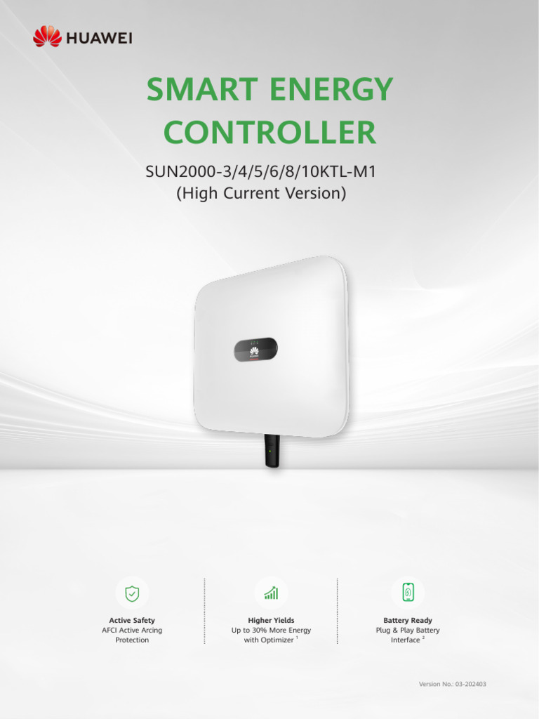 SUN2000!3!4 5 6-8-10KTL-M1 High Current Version | PDF | Alternating Current | Electronics