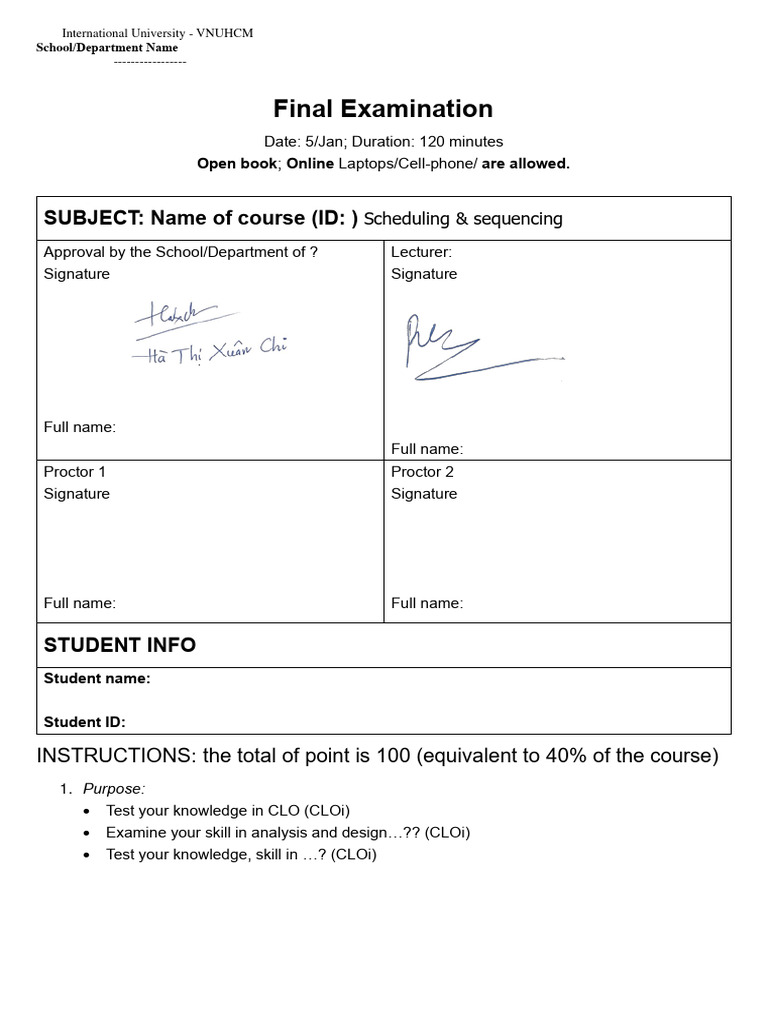 MISE - Scheduling - FinalExam 2021 | PDF | Algorithms And Data Structures | Algorithms