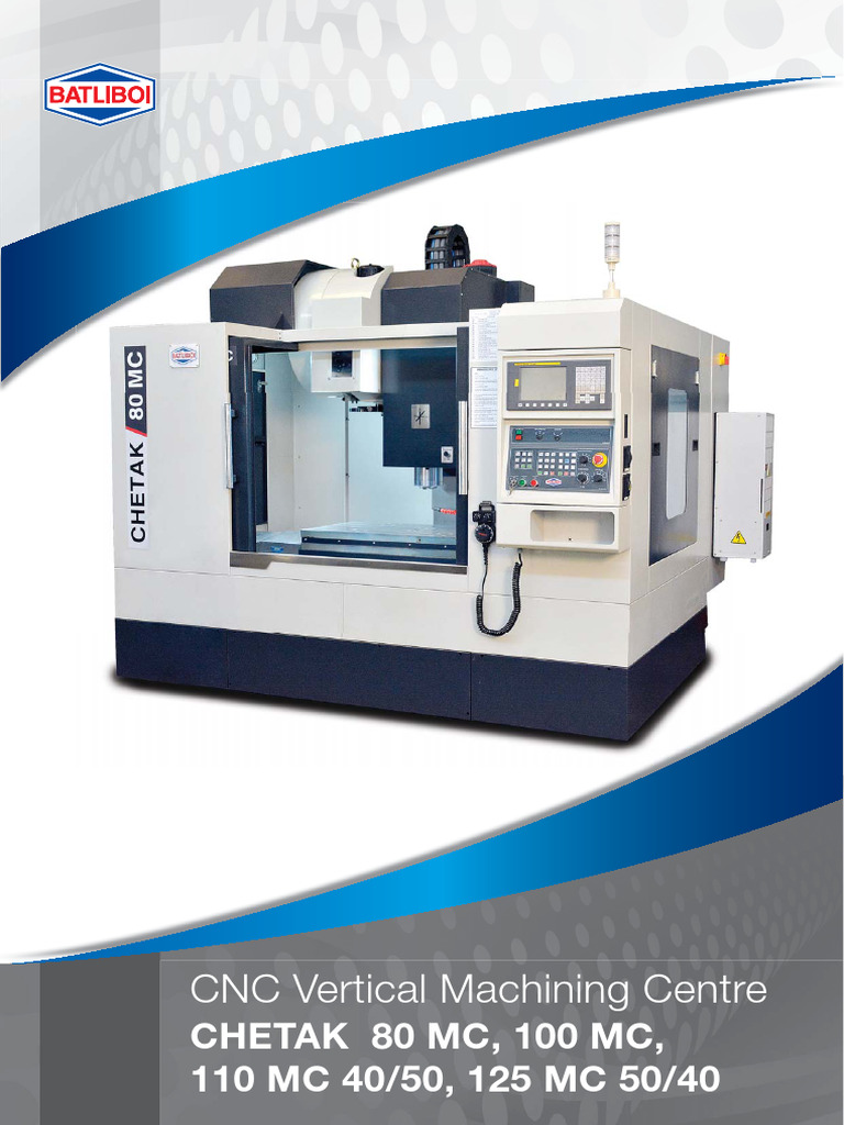 BATLIBOI Vertical Machining Centre | PDF | Numerical Control ...