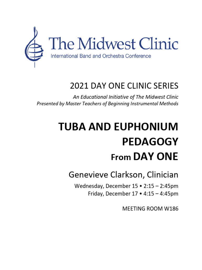 Beginner Tuba & Euphonium Guide | PDF | Tuba | Brass Instruments
