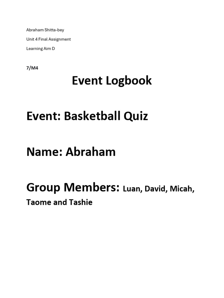 Unit 4 Final Assignment | PDF | Data | Statistics