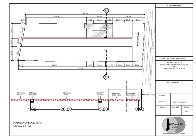 Potongan Blok Plan | PDF