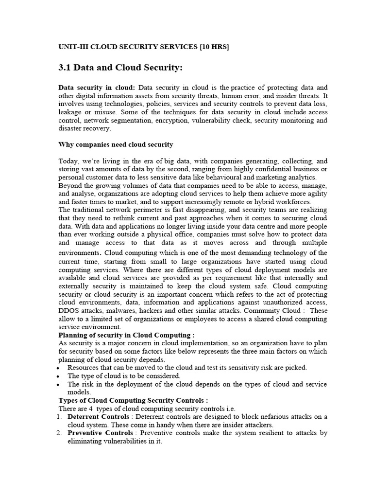 Unit 3 CC | PDF | Apache Hadoop | Cloud Computing