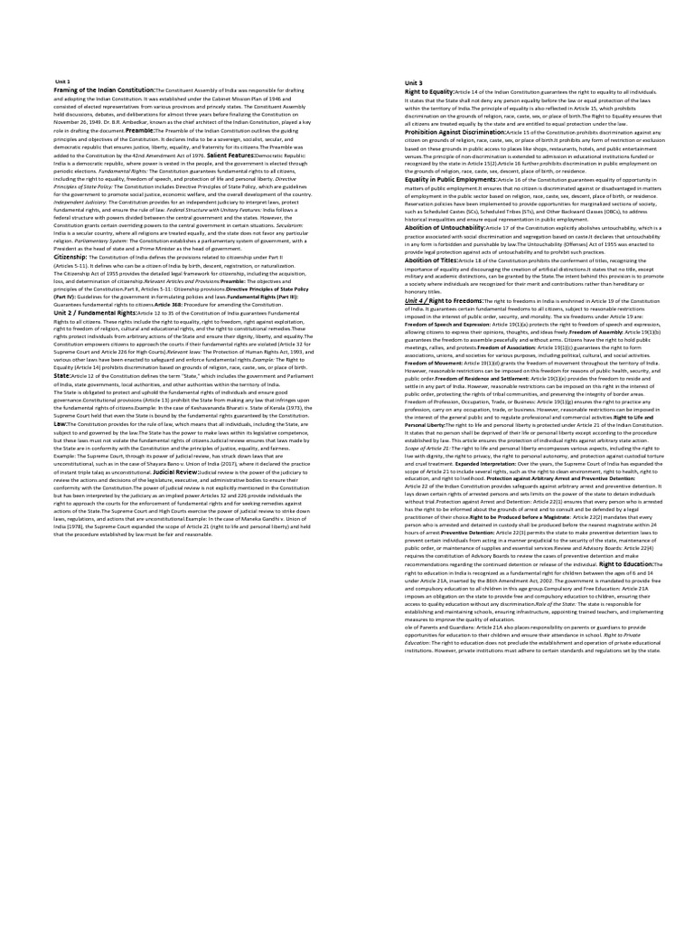 Akshay Constitutional 1st Imp Final Questions 1 | PDF | Writ | Rights