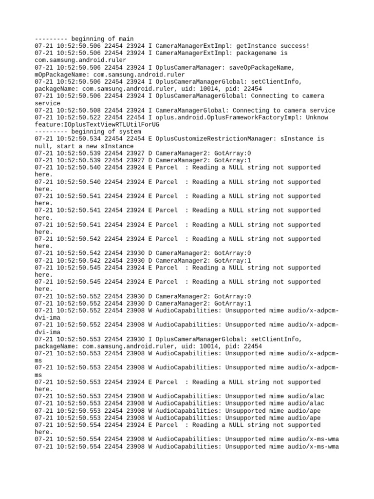 Log Cat 1721539370434 | PDF | Computing | Software