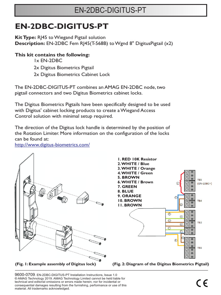 Digitus Biometrics Access Control Kit | PDF