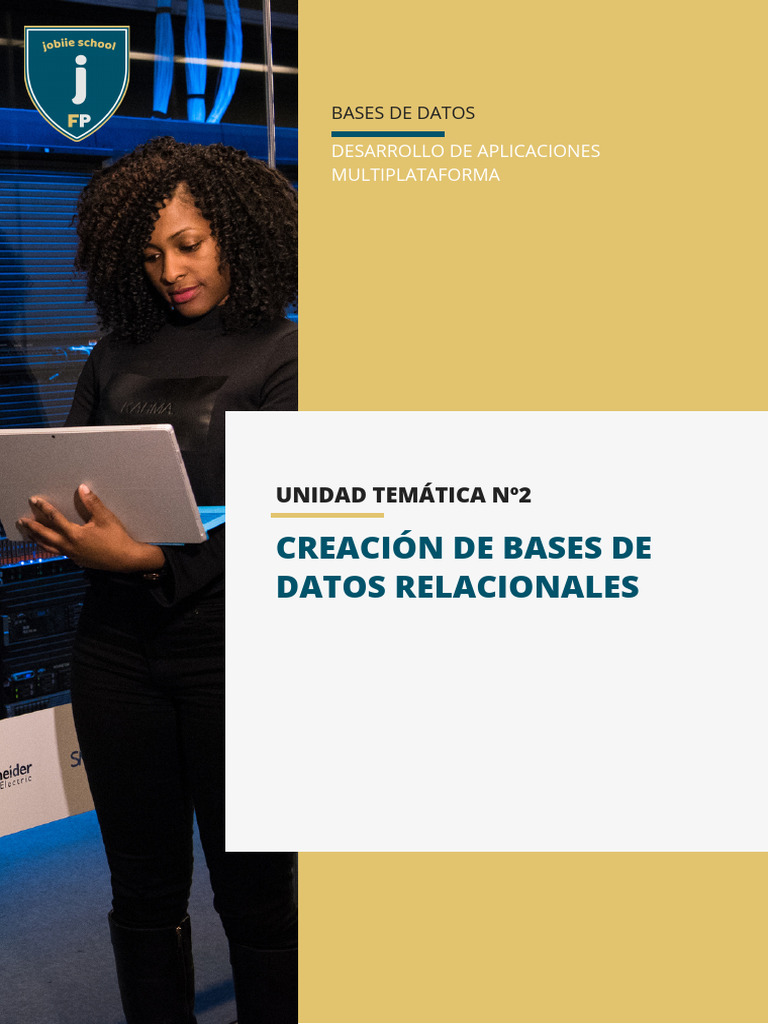 UT2 Creacion de Bases de Datos Relacionales | PDF | Bases de datos | Base de datos relacional