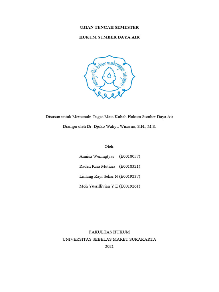 Hak Air dan Pemberdayaan Masyarakat | PDF | Sains & Matematika