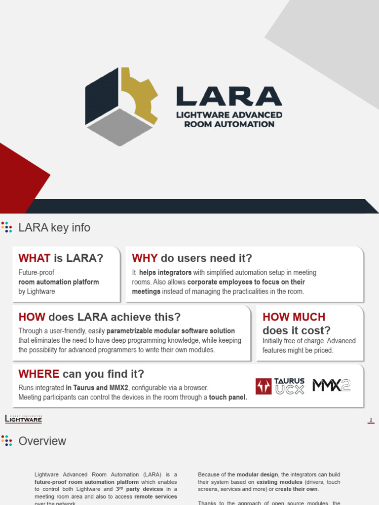 LARA_Introduction | PDF | Device Driver | Scripting Language
