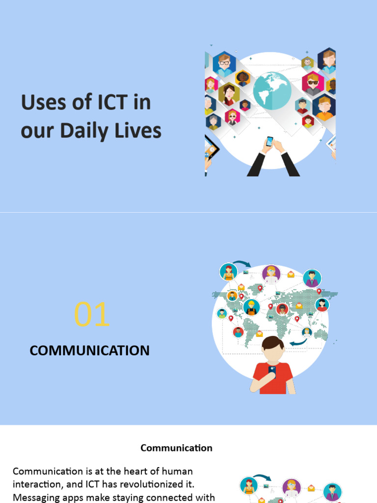 Uses of ICT in Our Daily Lives | PDF | Educational Technology ...