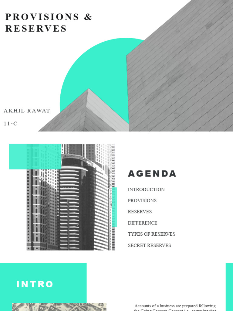 Reserves and Provisions | PDF | Balance Sheet | Expense