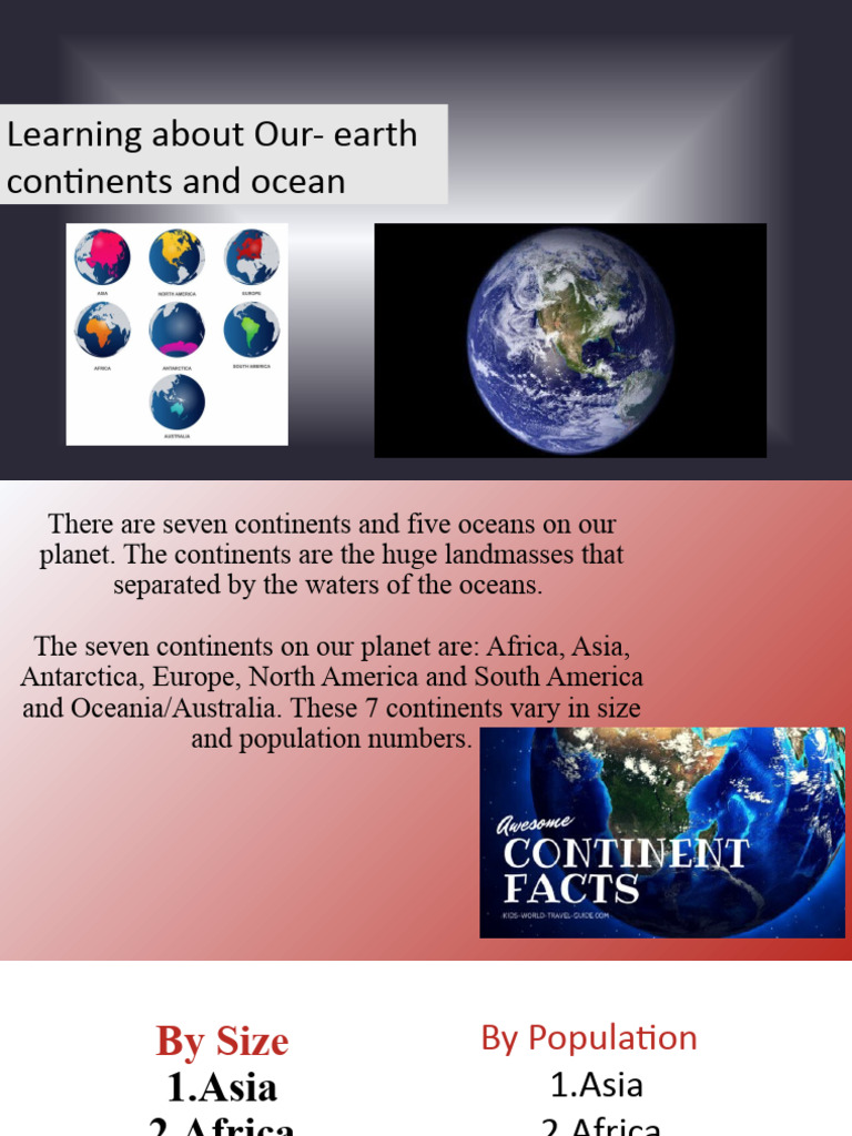 Our Earth | PDF | Continent | Oceania