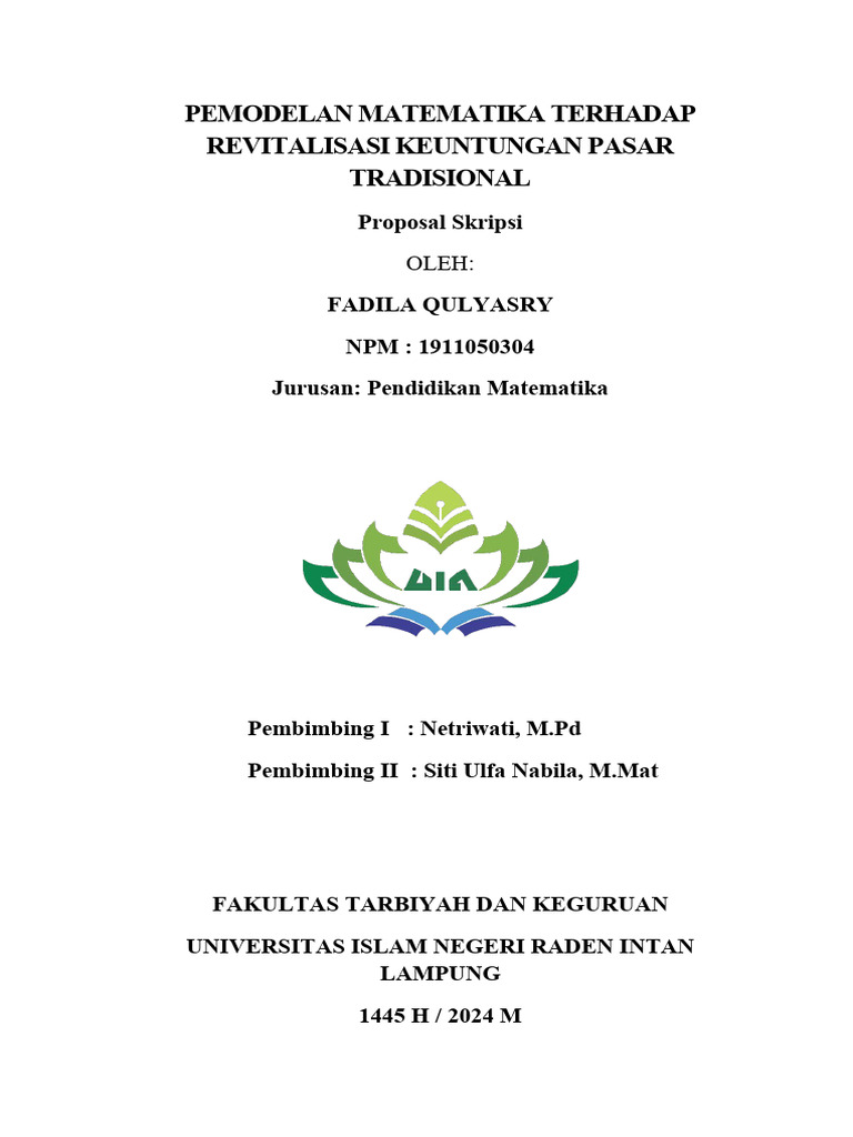 Proposal 3 Lama | PDF | Pengelolaan Keuangan & Uang | Seni