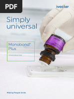 Monobond Plus - Instructions For Use | PDF | Water | Materials