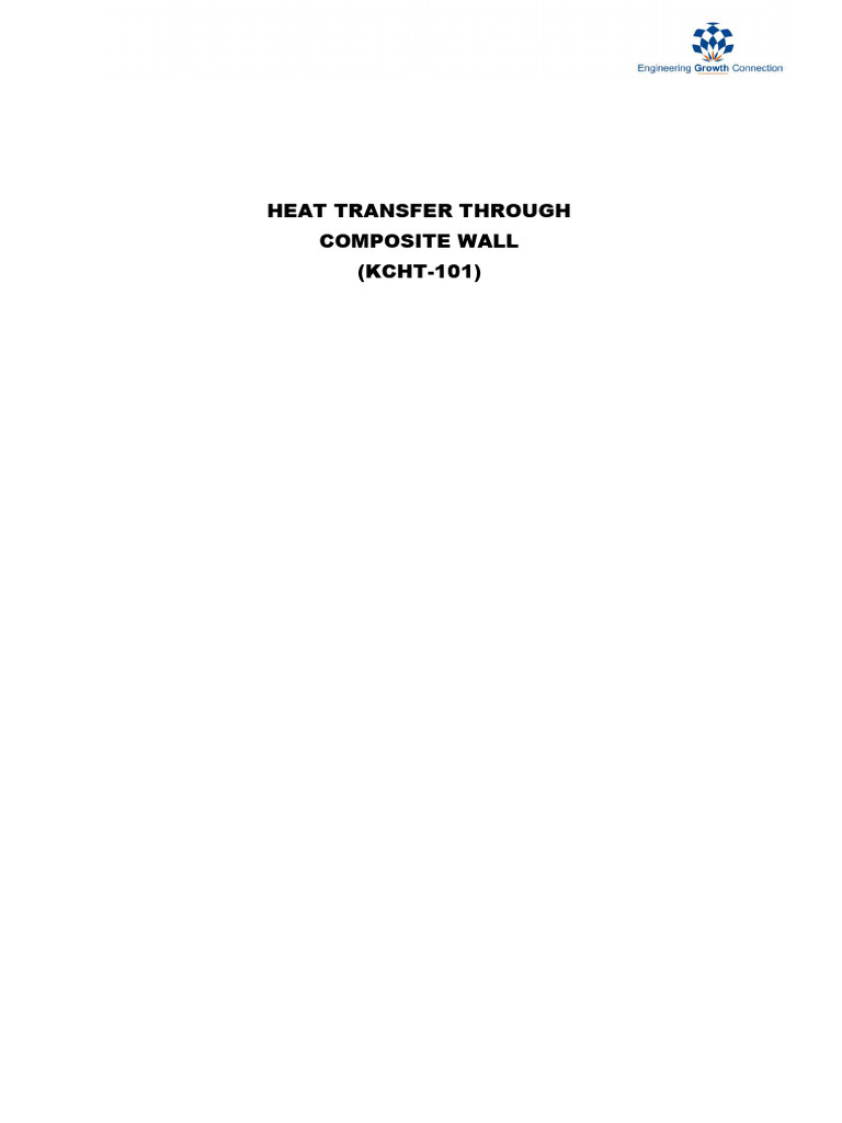Heat Transfer in Composite Wall Guide | PDF | Thermal Conduction | Non ...
