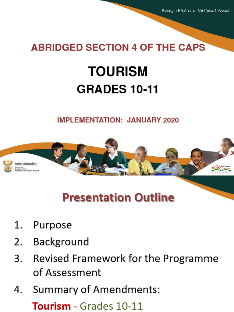 20 GR 10 11 Tourism Abridged Section 4 | PDF | Workload