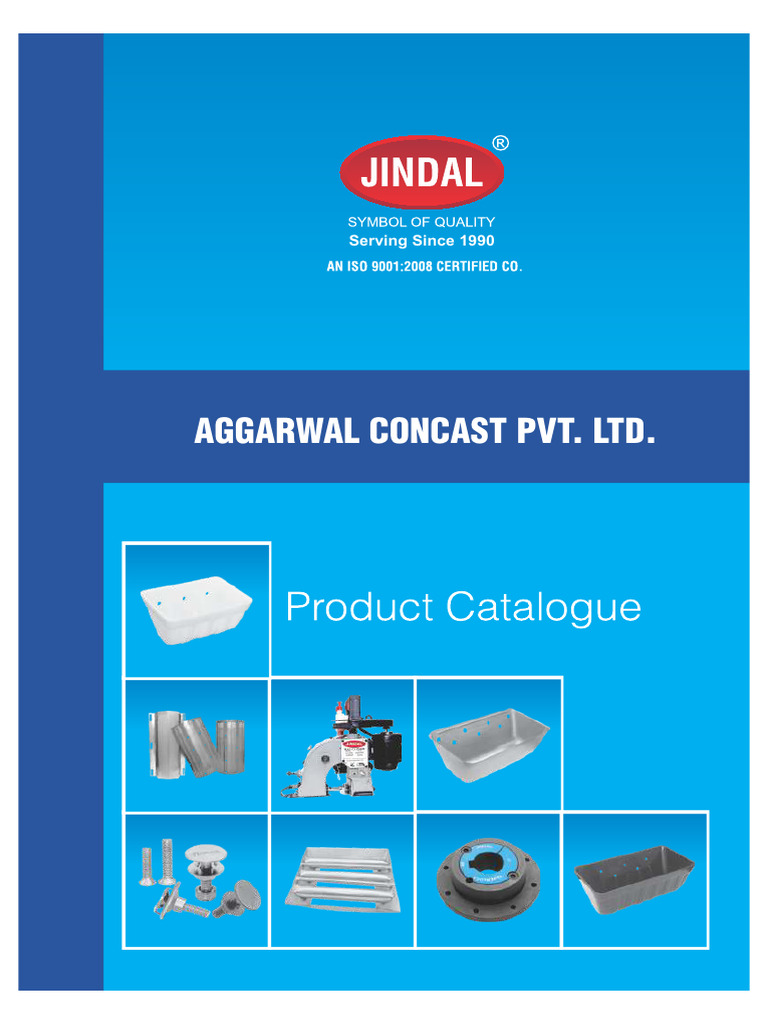 Aggarwal Concast Product Catalogue | PDF | Screw | Nut (Hardware)