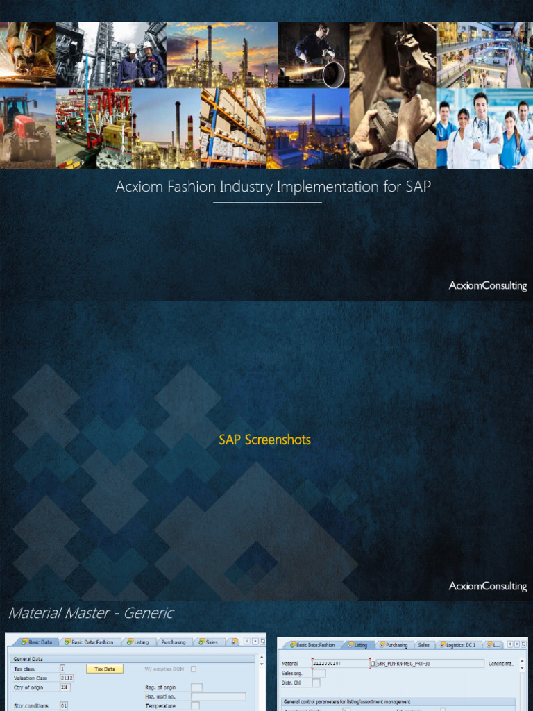 Screenshots Presentation Sample | PDF