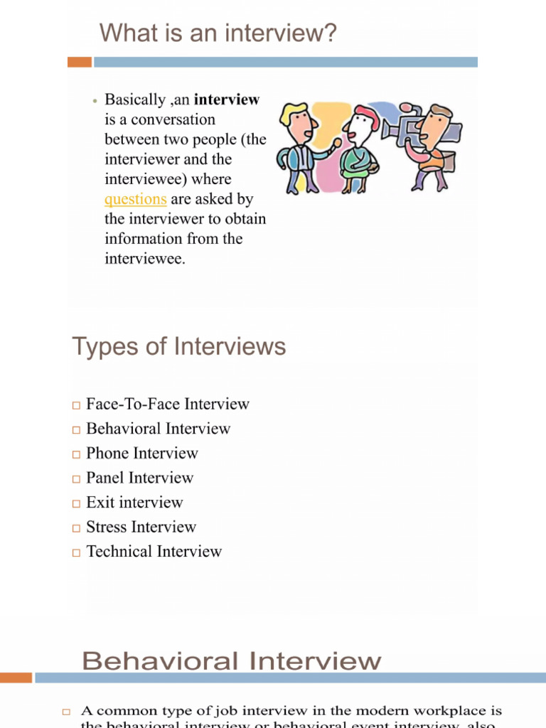 Interview | PDF