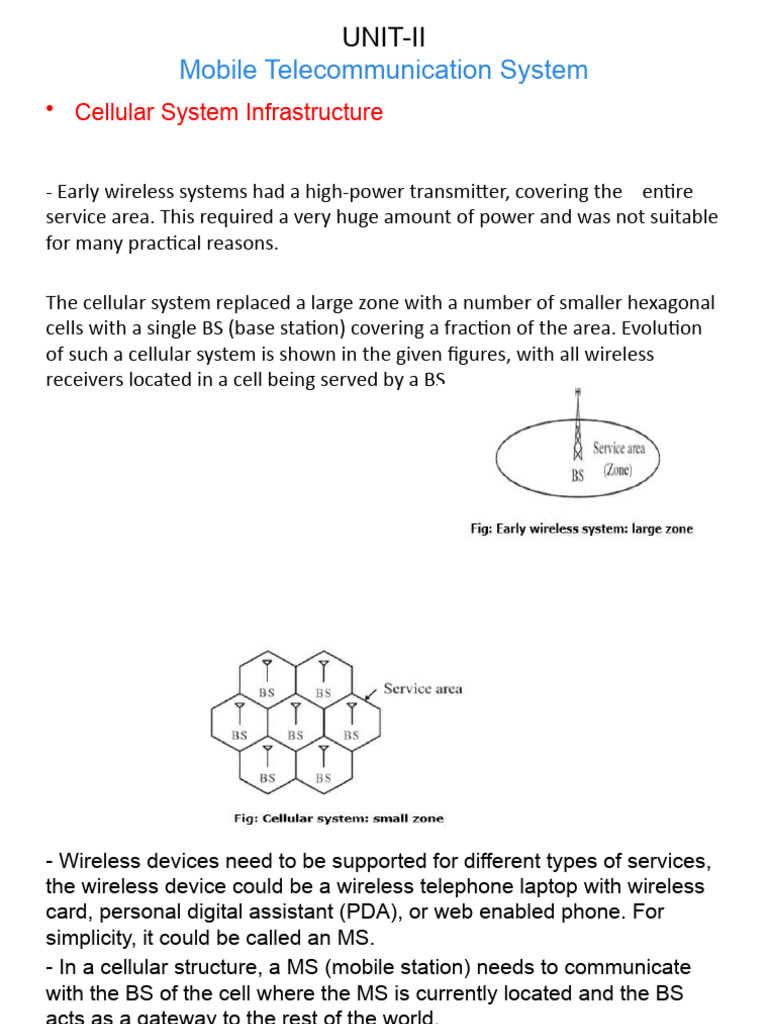 MC Unit-Ii | PDF | Cellular Network | General Packet Radio Service