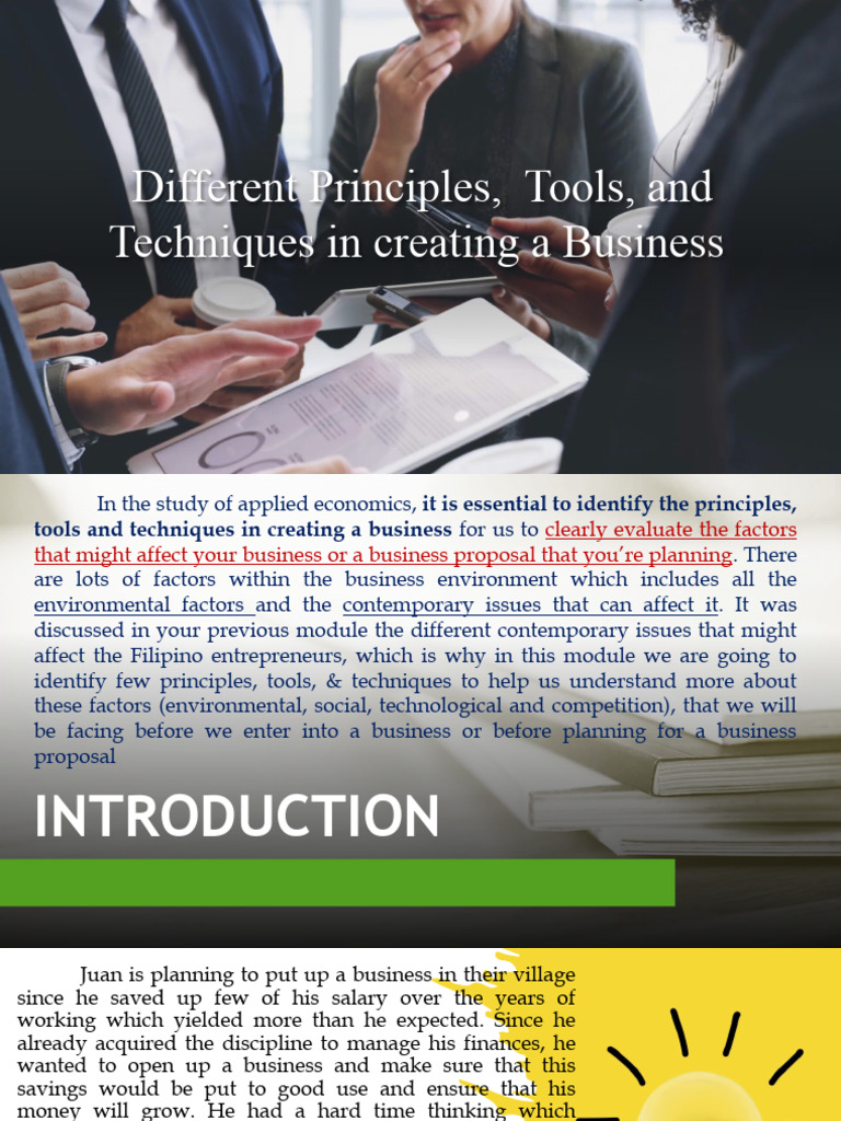 Business Analysis Tools for Entrepreneurs | PDF | Profit (Economics ...