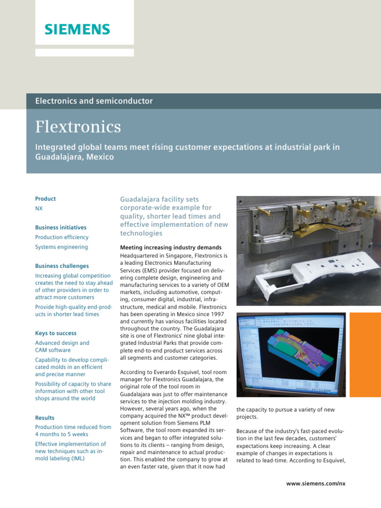 Siemens PLM Flextronics Case Study | PDF | Engineering