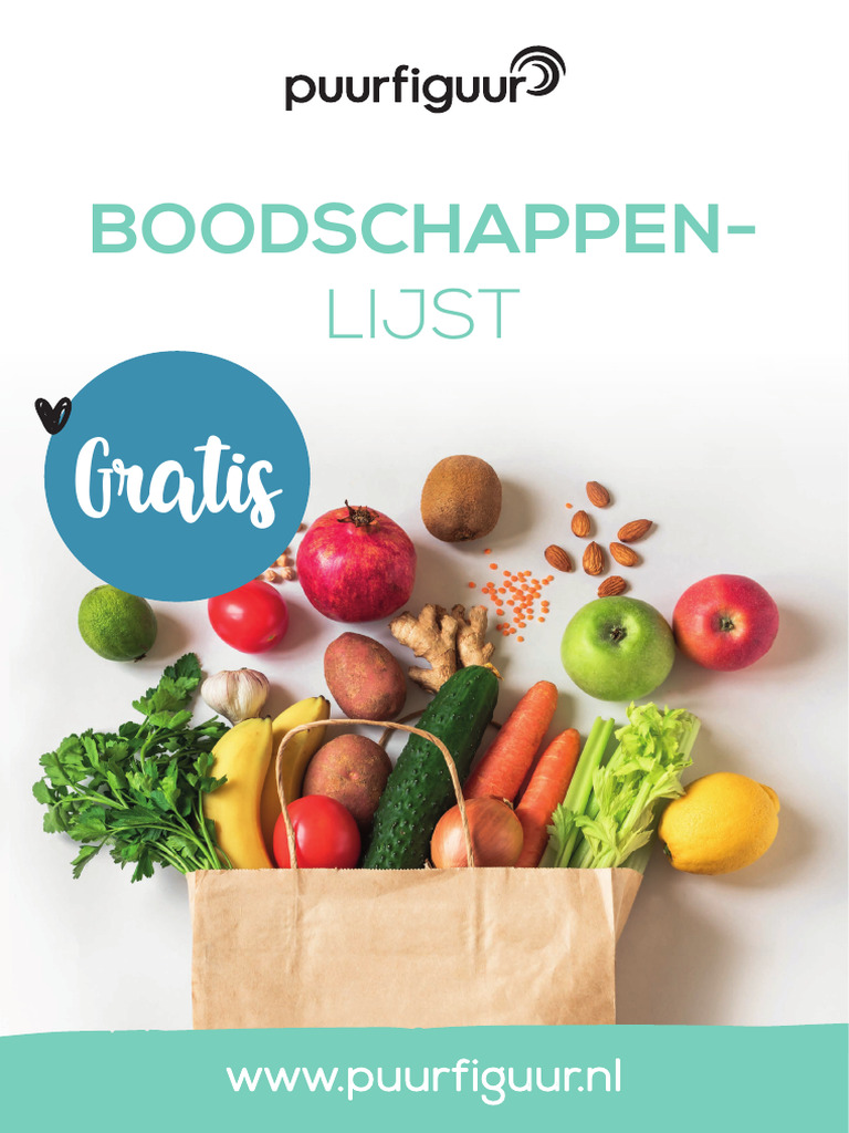 Boodschappenlijst PF Gratis | PDF