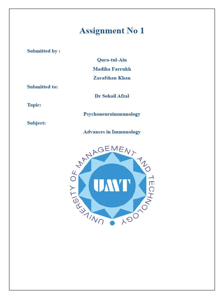 Group Assignment - Presentation Write-Up | PDF | Microglia | Hypothalamic–Pituitary–Adrenal Axis