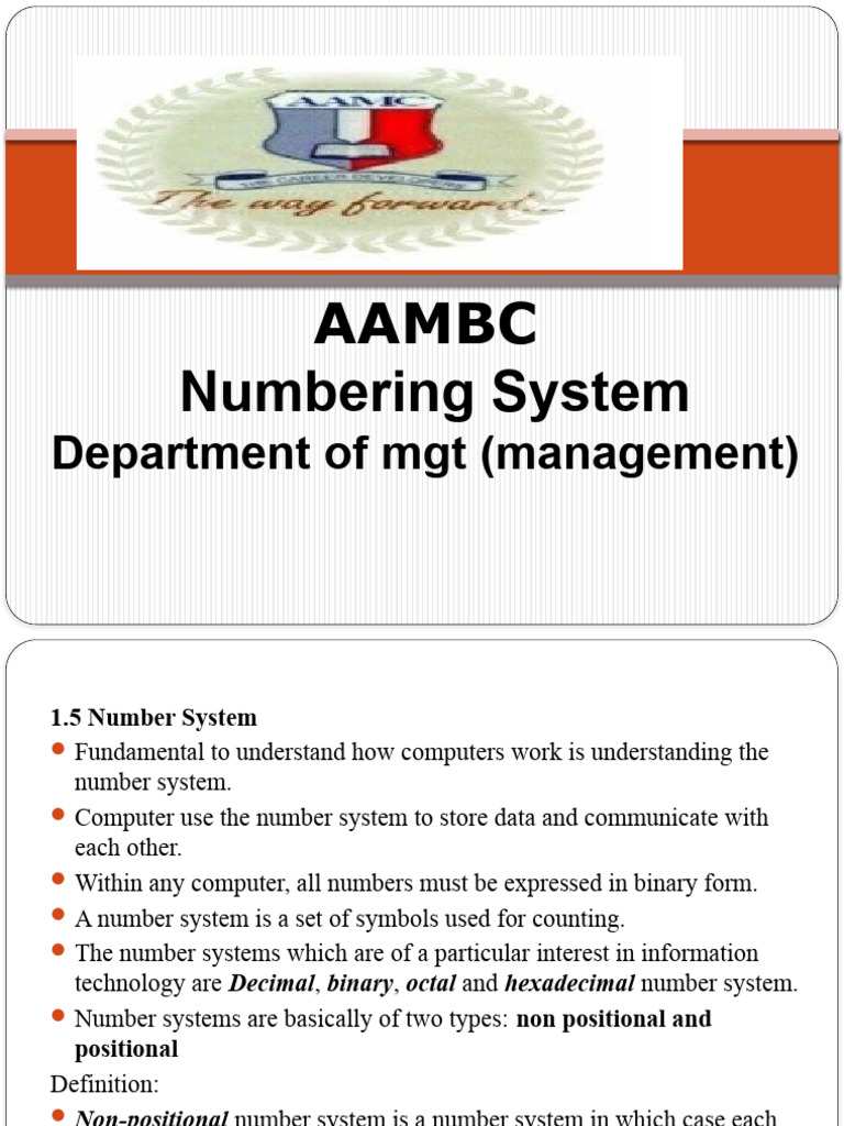 Numbering System - Copy | PDF | Mathematics | Numbers