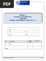 2025 Grade 7 June Maths Test | PDF