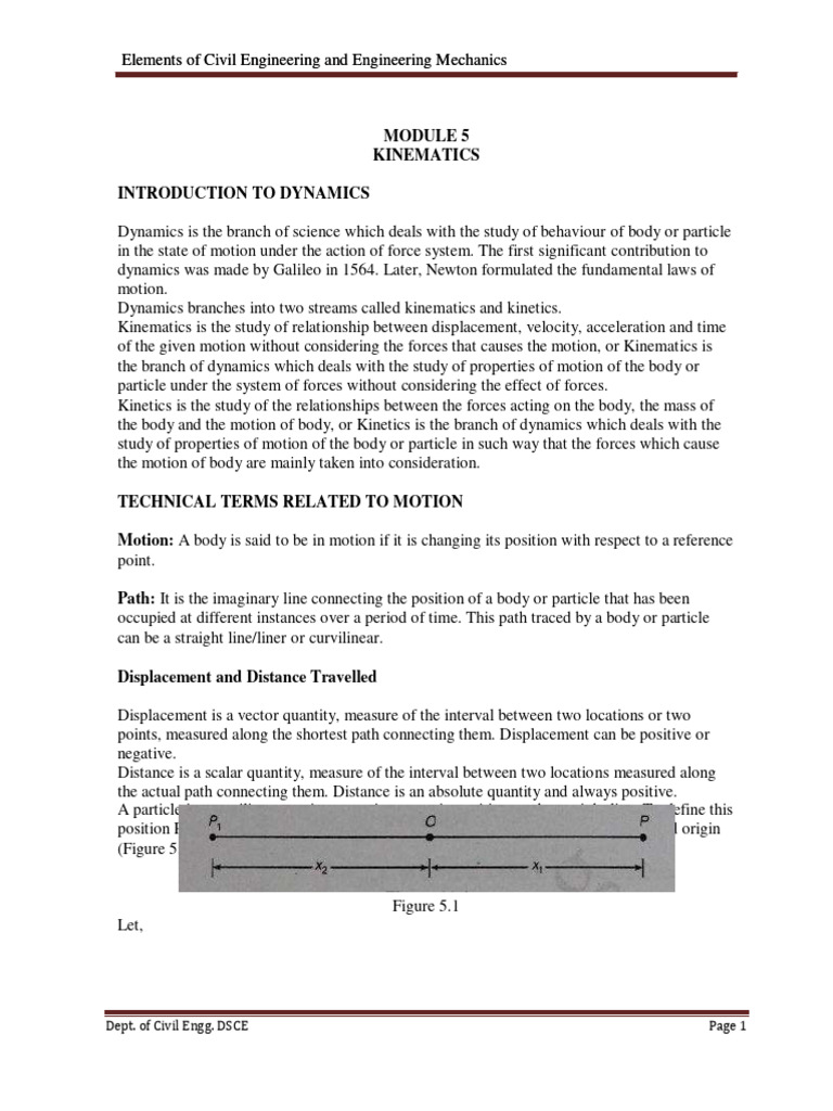 Ece Module 5 | PDF | Acceleration | Classical Mechanics