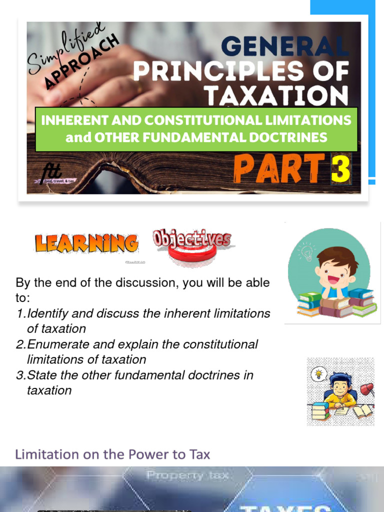 Principles of Taxation Part 3 | PDF | Taxes | Tax Exemption