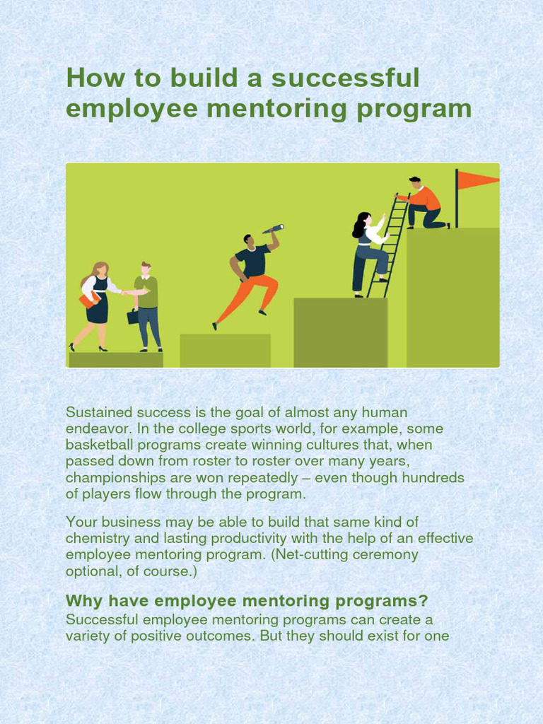 How To Build A Successful Employee Mentoring Program | PDF | Mentorship | Organizational Behavior