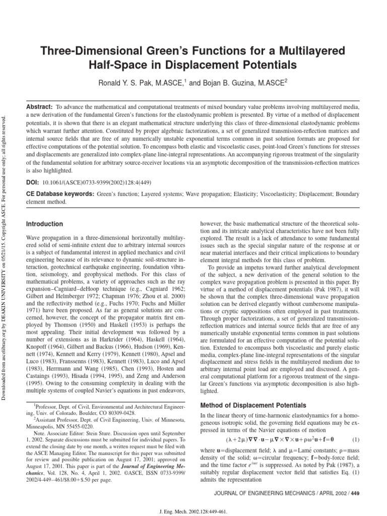 Pak 2002 | PDF | Mathematics | Green's Function