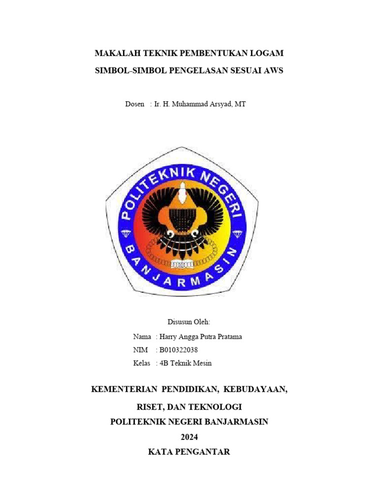 Simbol Pengelasan AWS untuk Teknik Mesin | PDF | Griya & Taman